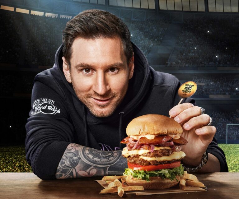 The Messi burger at Times Square's Hard Rock - times-square