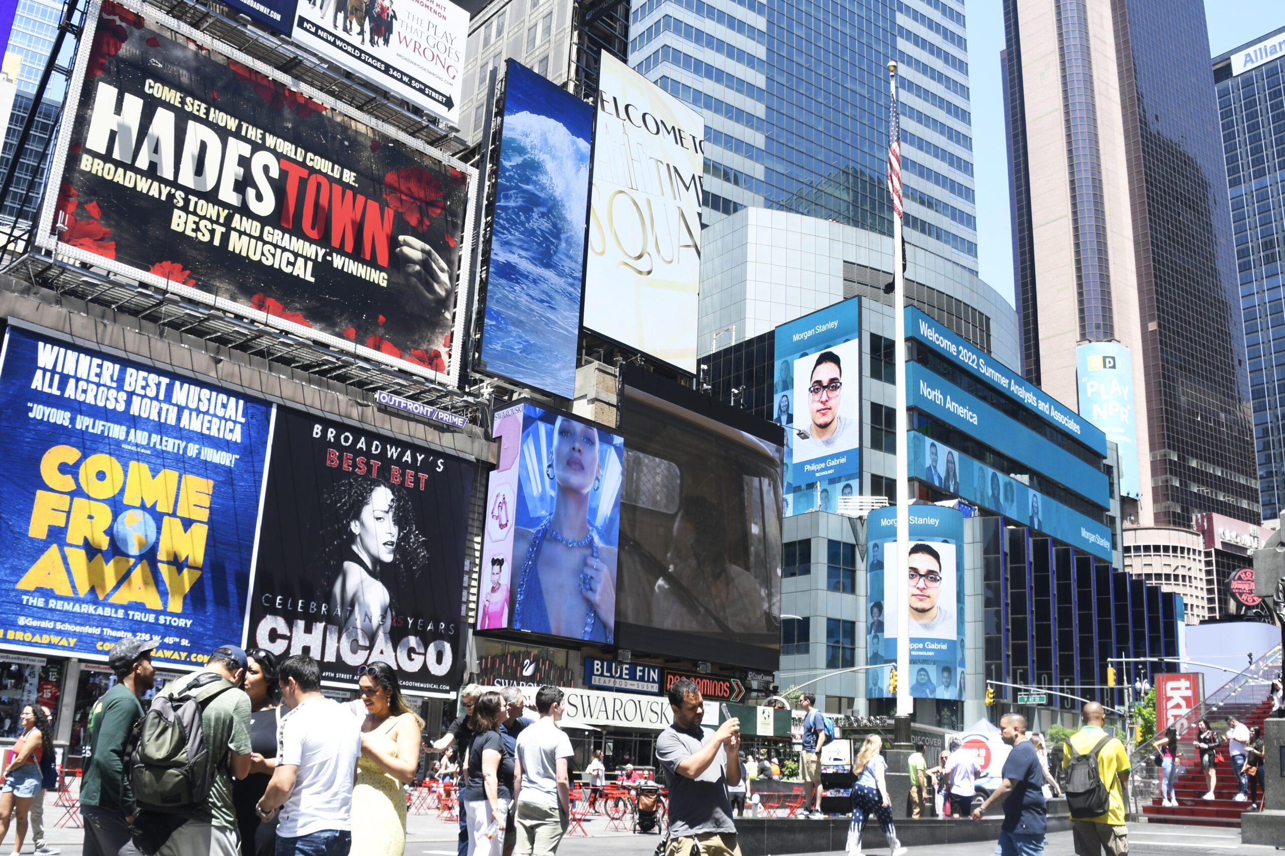 How many billboards are there in New York? - times-square